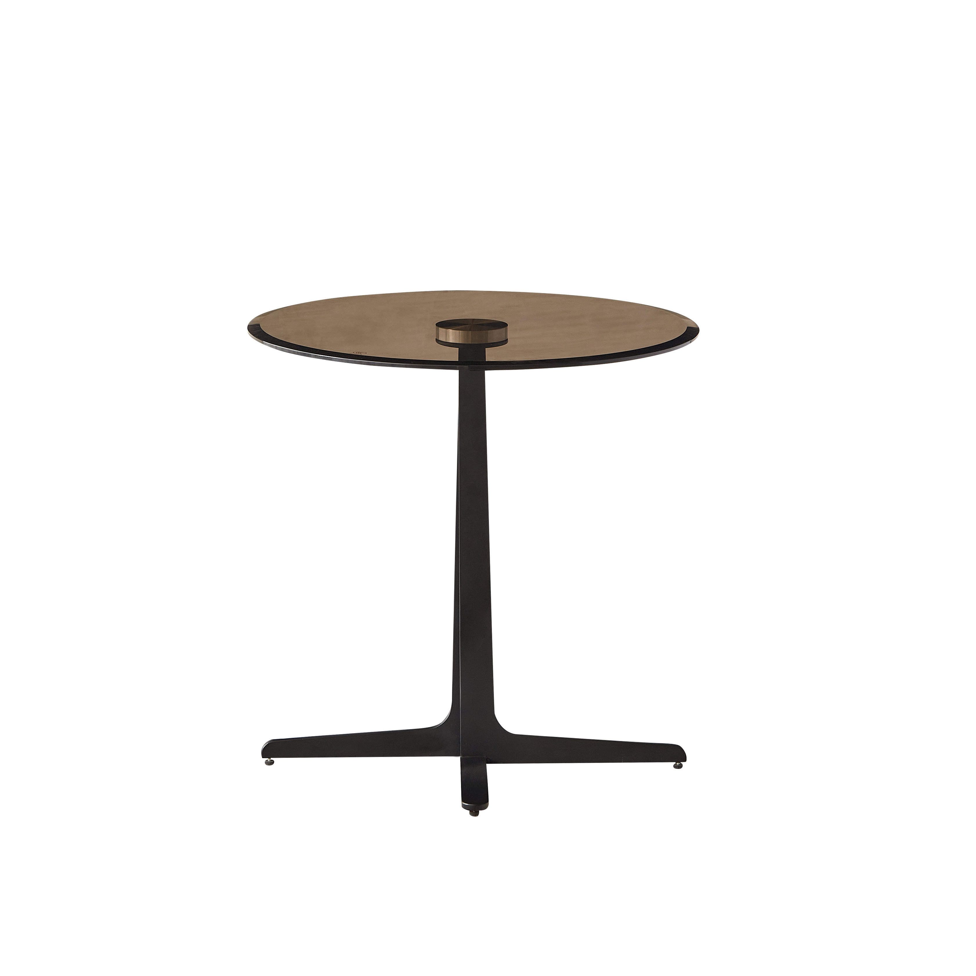 Latitude Run® Iorio Glass Round Side Table | Wayfair