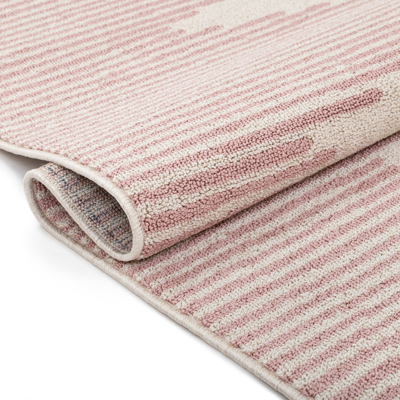 Well Woven Loop-De-Loop Zipped Blush/Ivory Rug & Reviews | Wayfair.co.uk