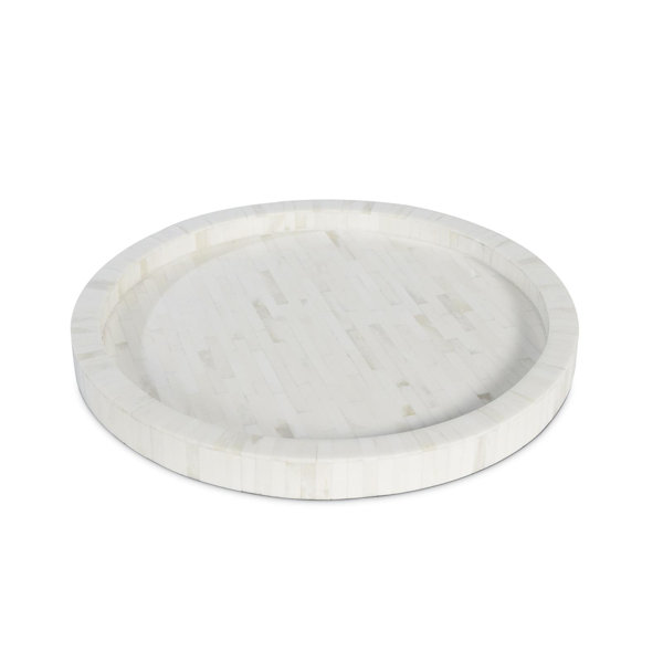 ReginaAndrew Capri Bone Tray (Natural) | Wayfair