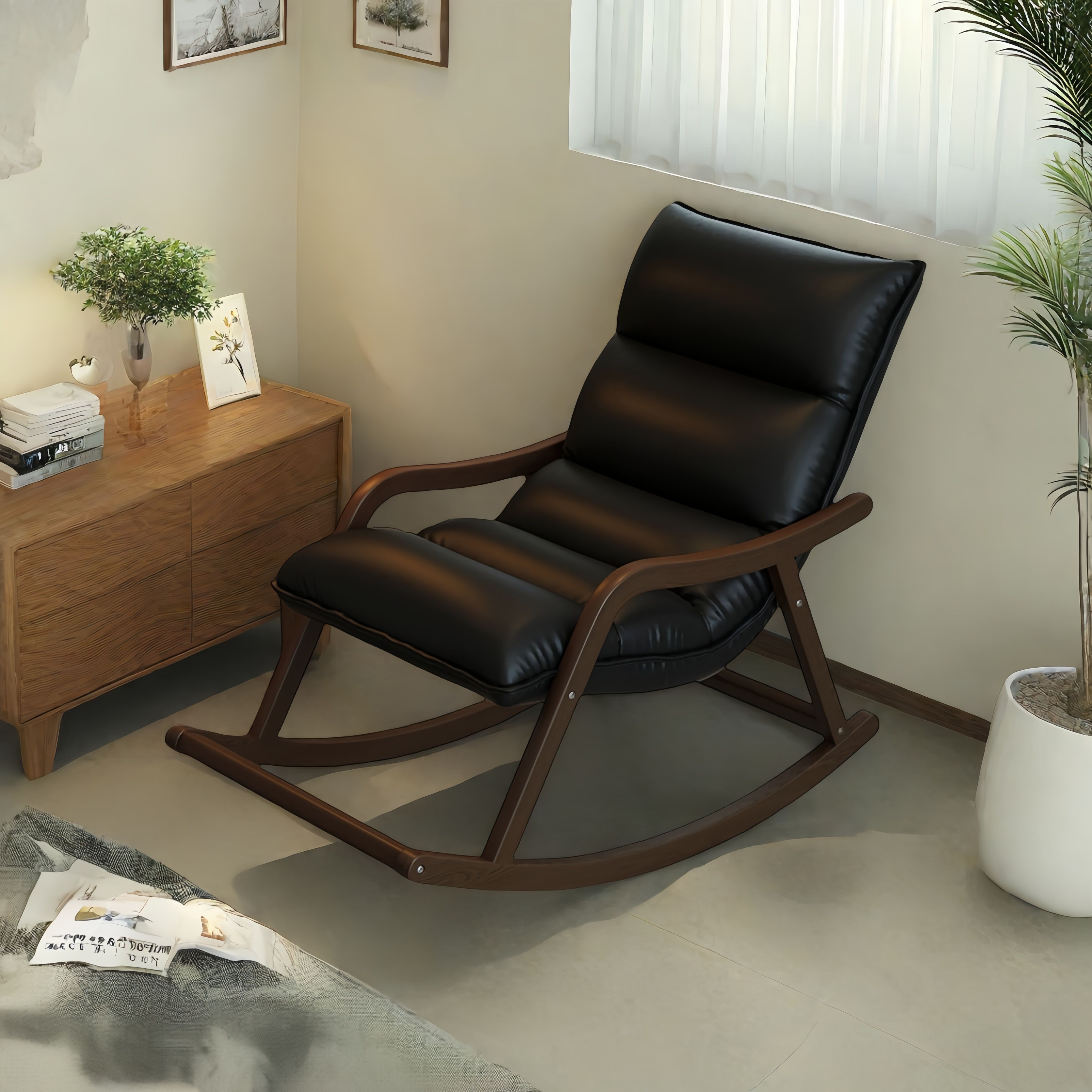 VIBORZ Modern Upholstered Rocking Chair | Wayfair