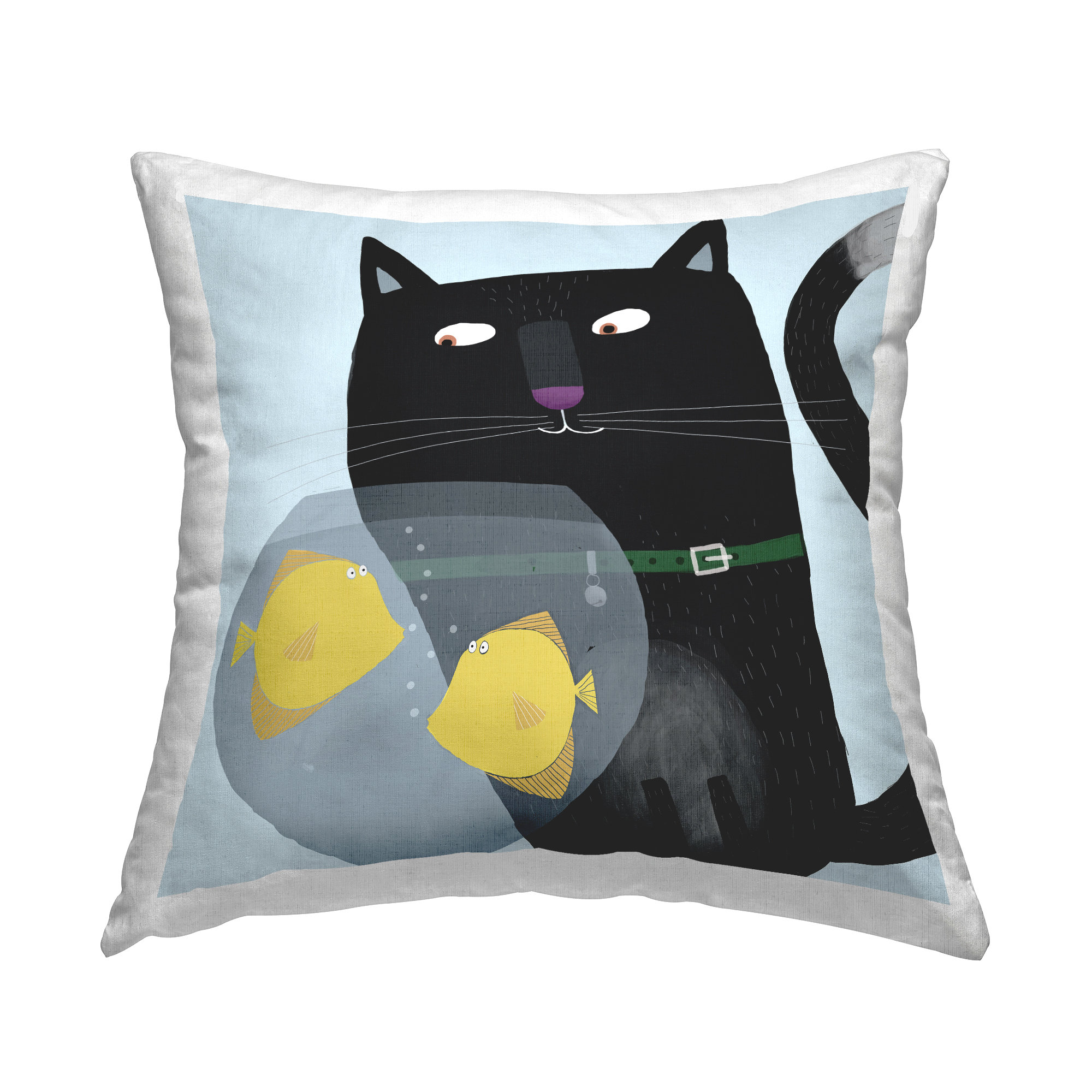 Stupell Industries Polyester/Polyester Blend Throw Square Pillow Cover ...