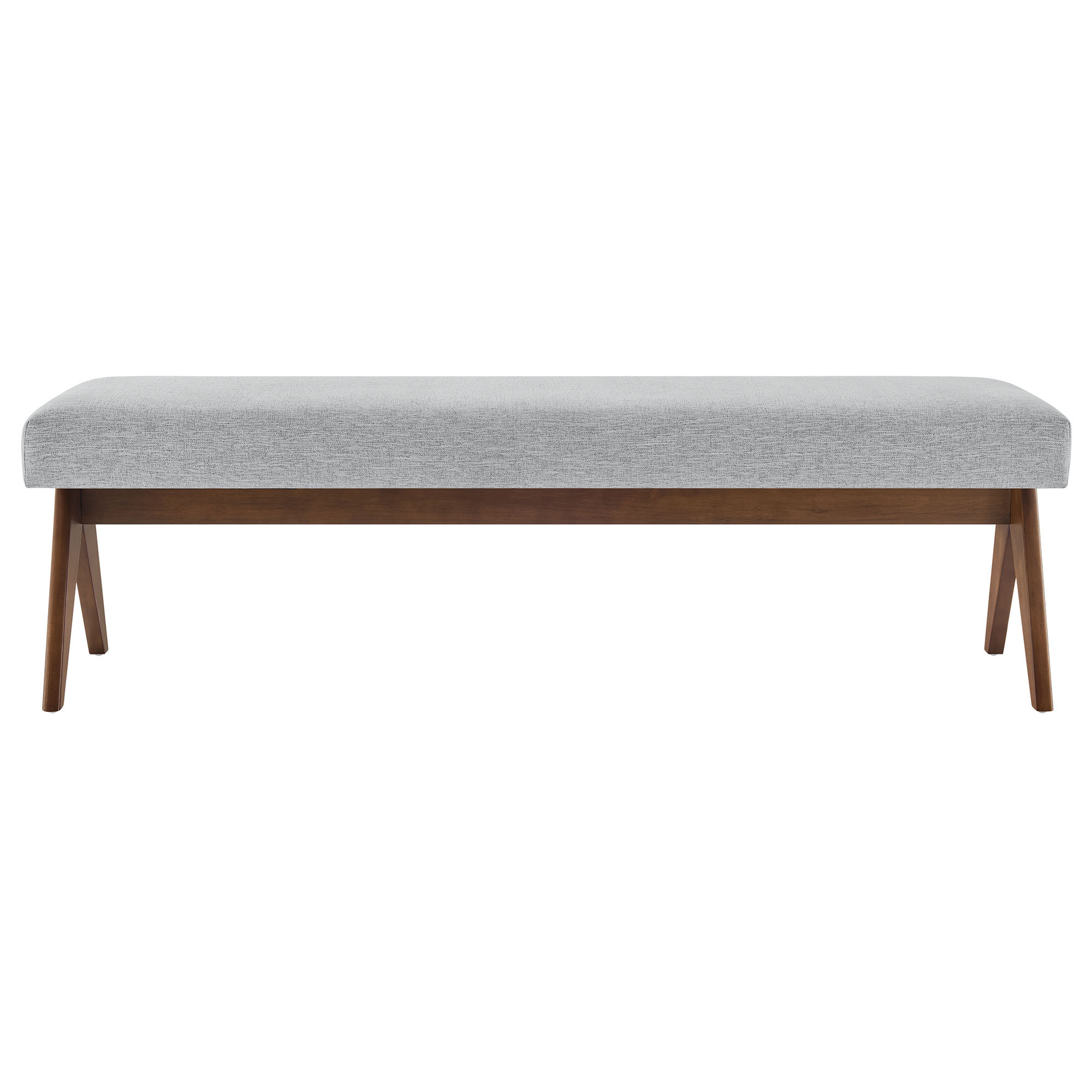 Modway Lyra Fabric Upholstered Bench & Reviews | Wayfair