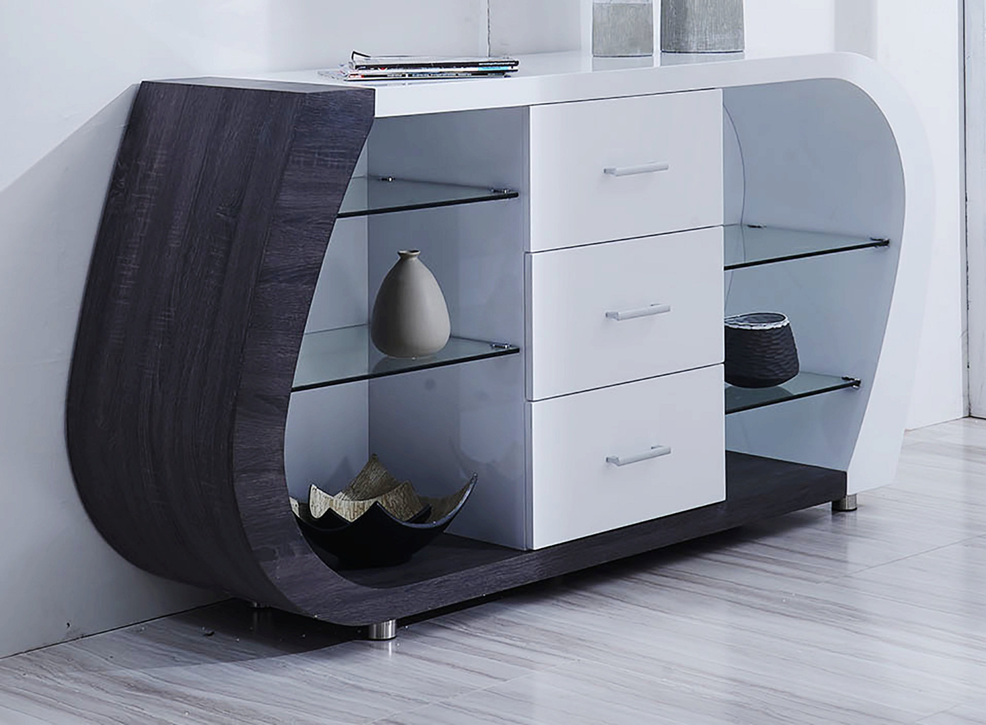 Wrought Studio Storage Sideboard, Living Room Display Cabinet - Wayfair ...