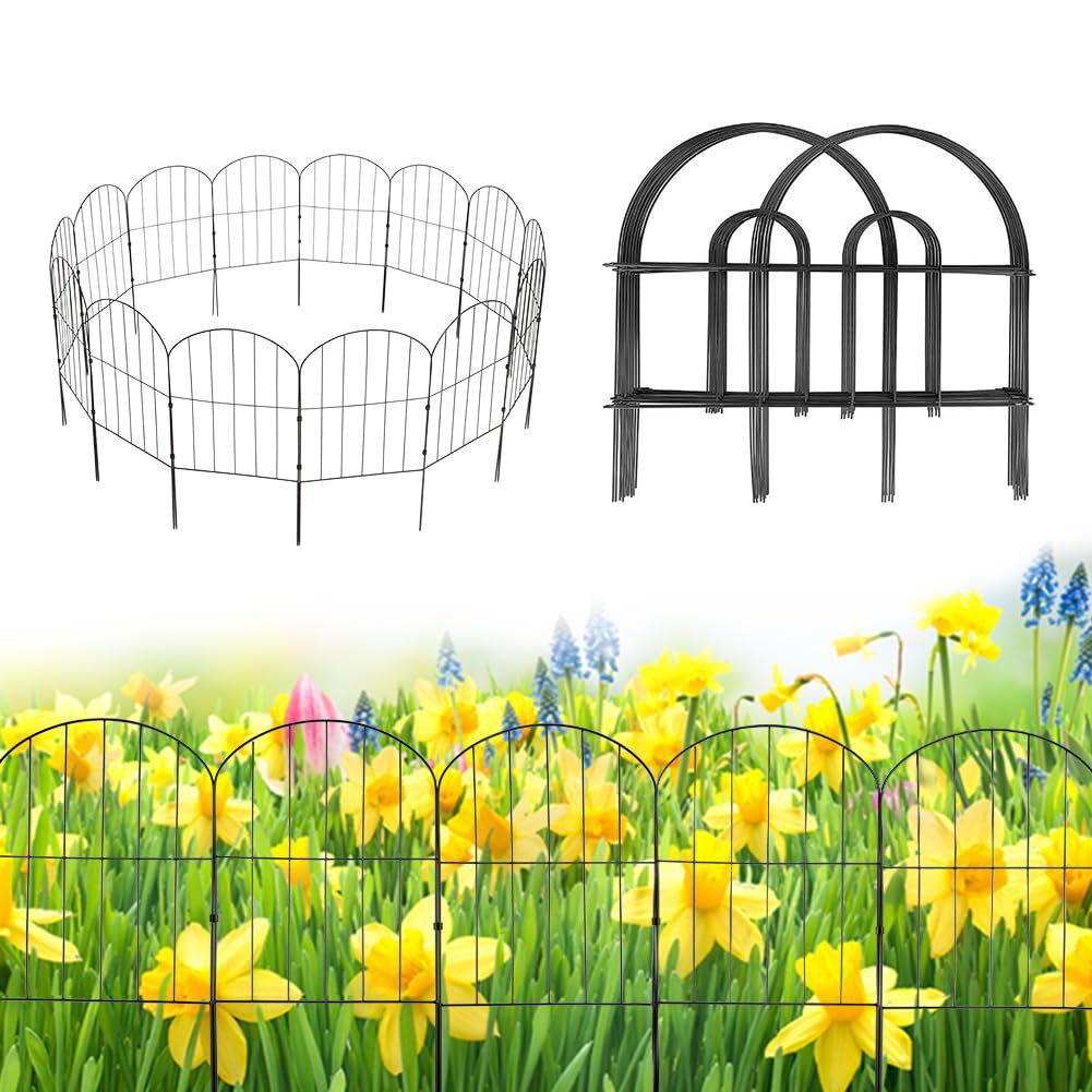 Homhougo 28Pcs Outdoor Garden Fence - Wayfair Canada