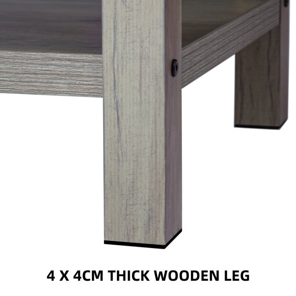 Gracie Oaks Tristica Solid Wood Top End Table Set & Reviews | Wayfair