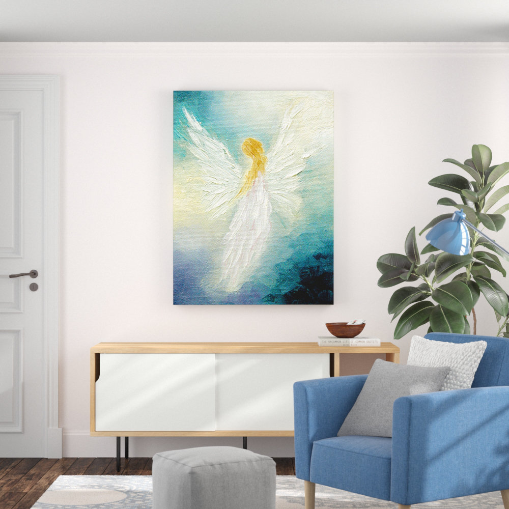Ebern Designs Angel by Marina Petro - Print on Canvas & Reviews ...