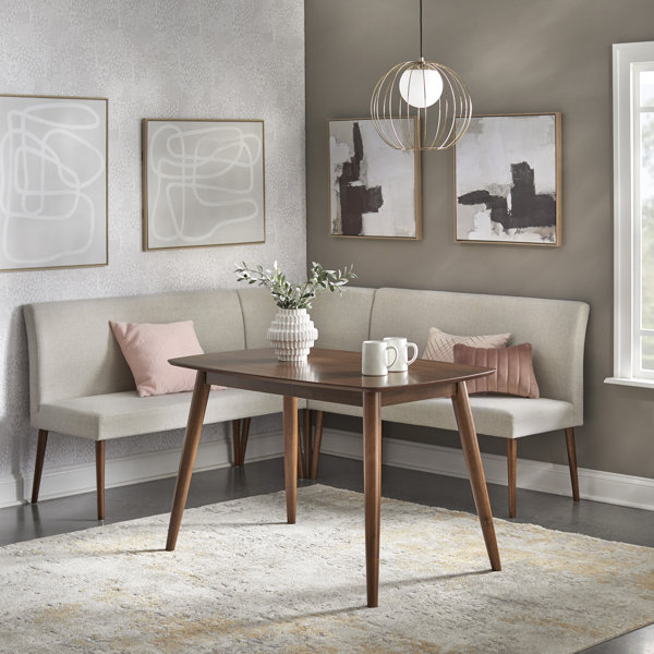 Corrigan Studio® Nahla 4 - Person Breakfast Nook Dining Set & Reviews ...