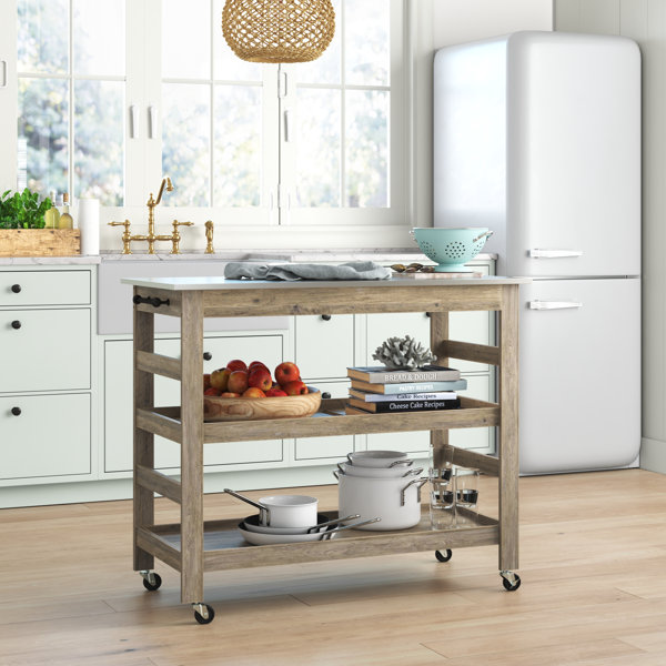 Sand & Stable Kody Metal Kitchen Cart & Reviews | Wayfair