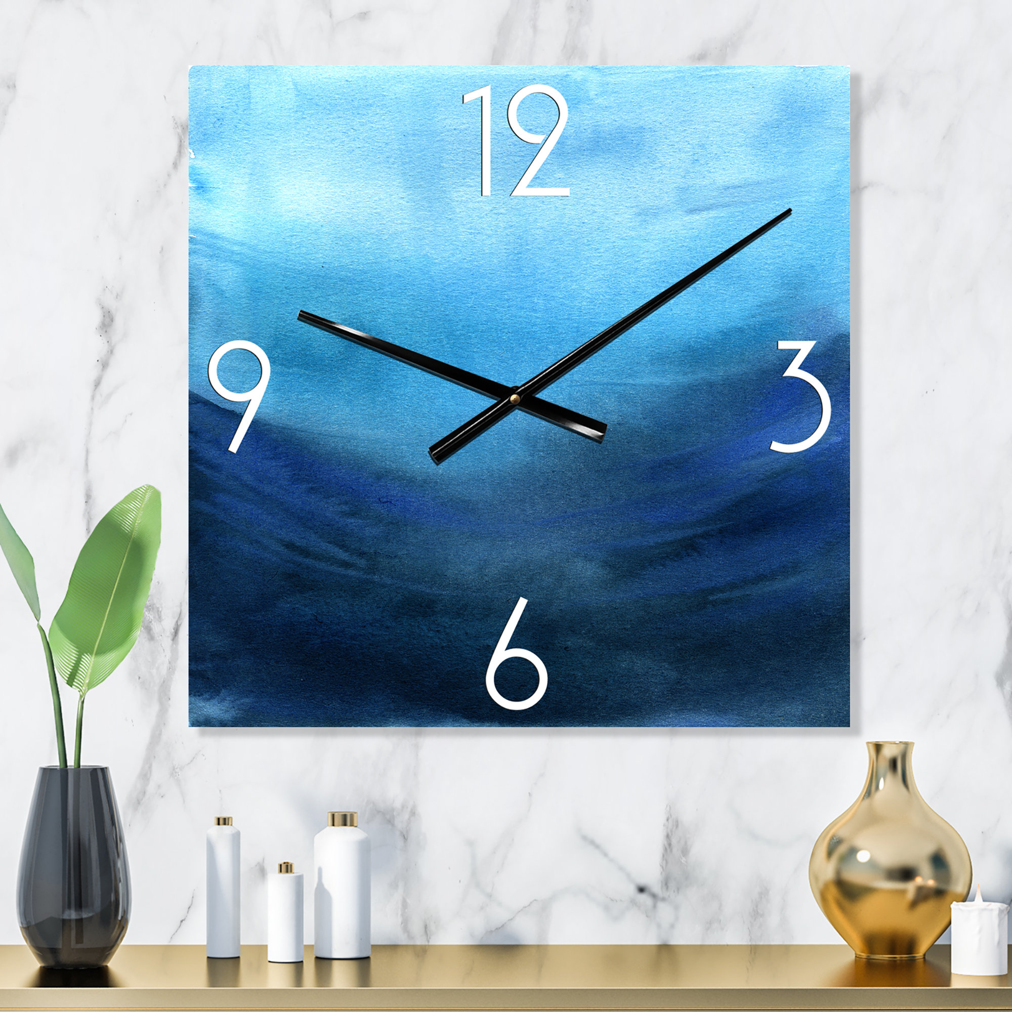 East Urban Home Underwater Aquatic Compostion Wall Clock | Wayfair