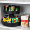 Mind Reader 2-Tier Snack Carousel, Countertop Organizer, Snack Tray ...