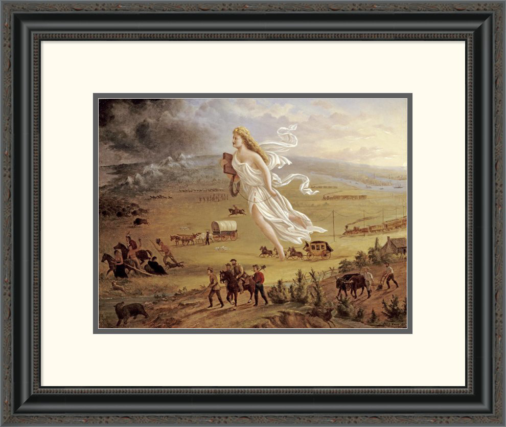 Global Gallery 'American Progress' by John Gast Framed Painting Print ...