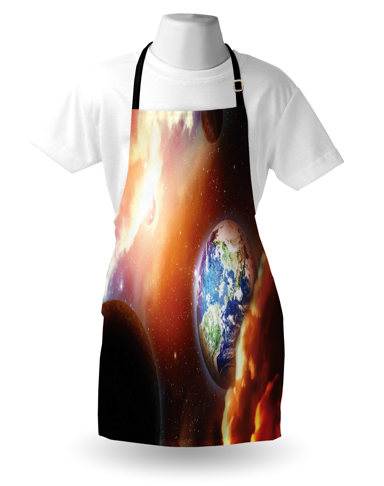 East Urban Home Space Apron Unisex, Nebula Stars in Solar, Adult Size ...
