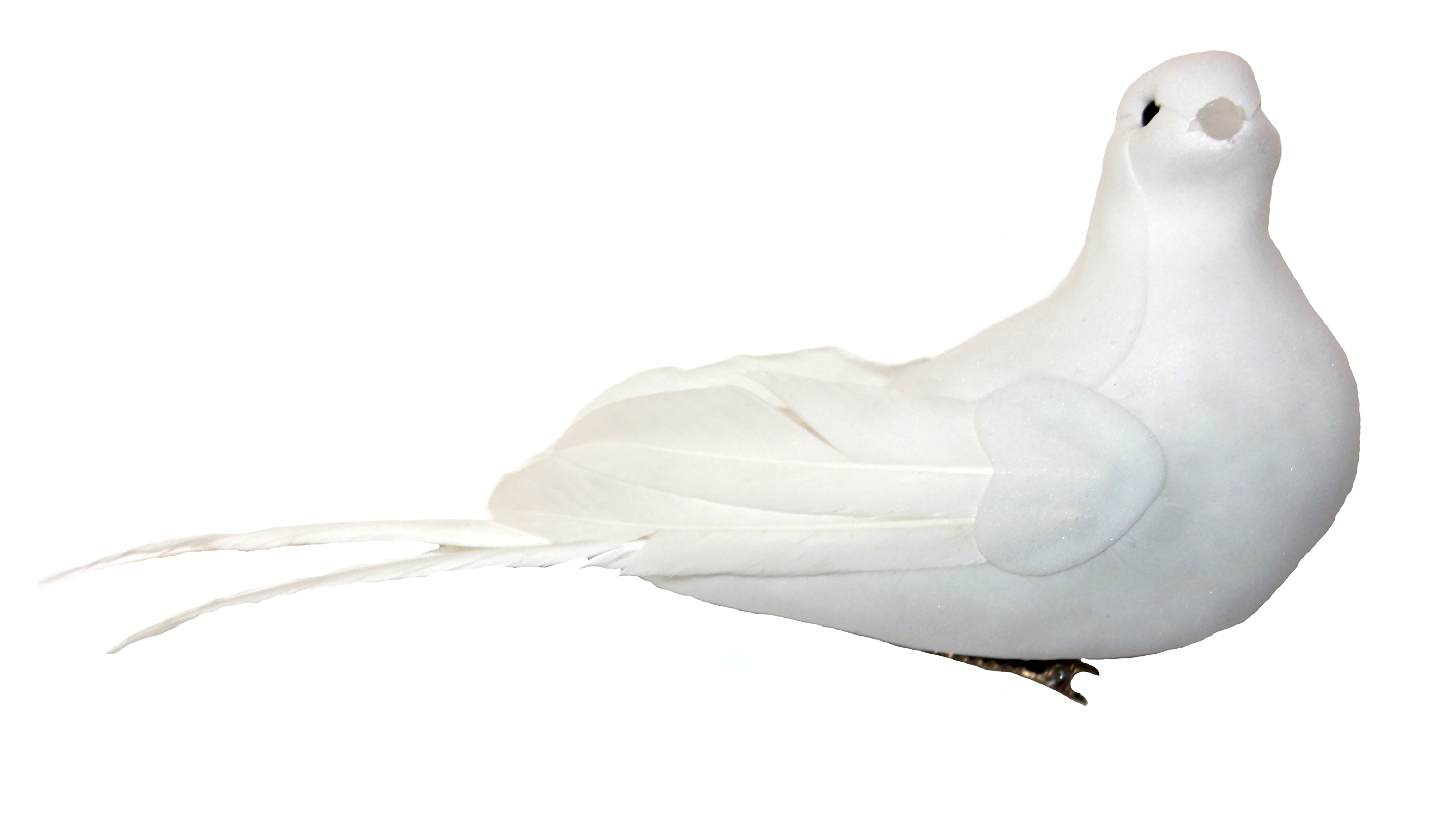 The Holiday Aisle® 7" White Dove | Wayfair
