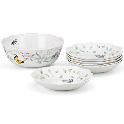 Lenox Butterfly Meadow 18 Piece Dinnerware Set, Service for 6 & Reviews ...