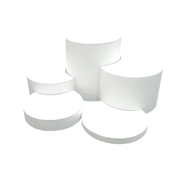 Rebrilliant White Round Display Stands Risers Glorifiers 4 Jewelry ...