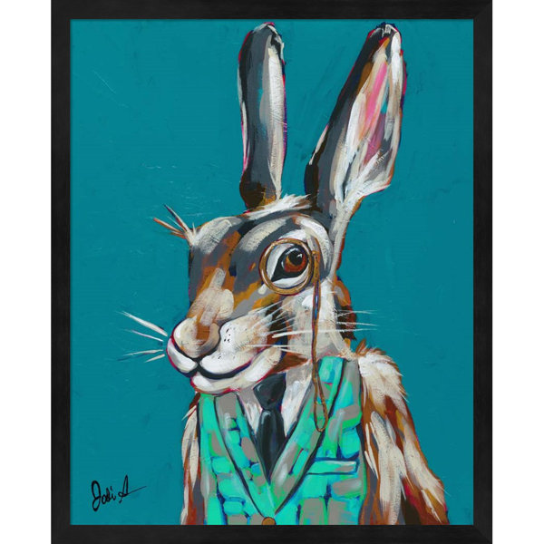 Trinx Spy Animals III-Riddler Rabbit by Jodi Augustine - Picture Frame ...