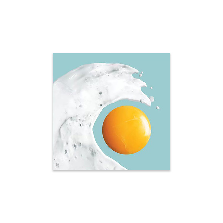 Latitude Run® Egg Wave Print On Acrylic Glass - Wayfair Canada