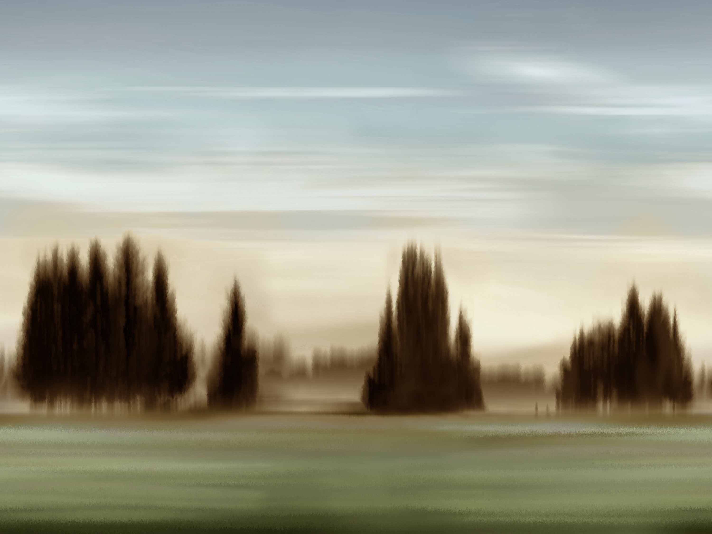 Millwood Pines Chipperfield New Day Blue Sky On Canvas by Madeline ...