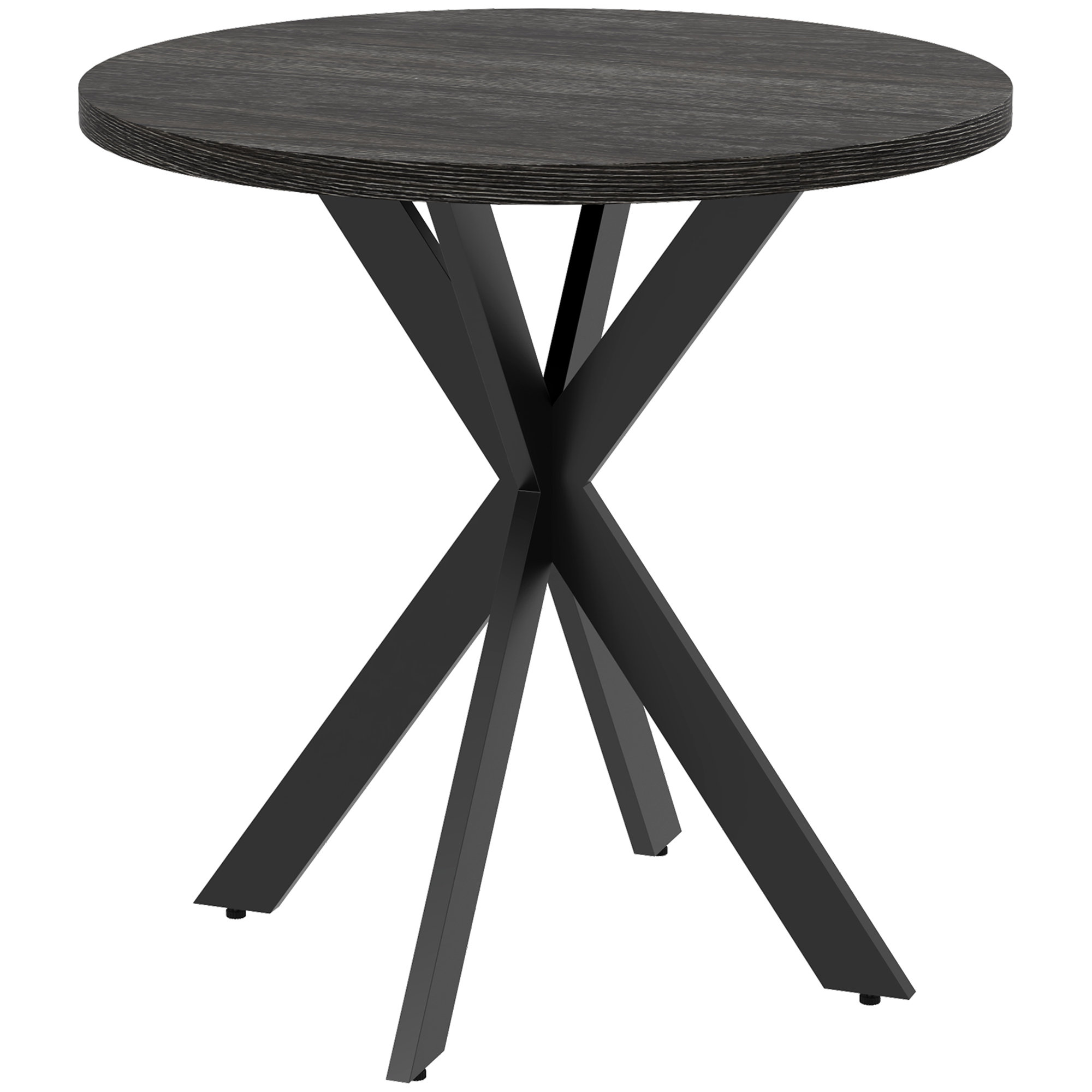 17 Stories 29" Round Dining Table For 2-4 People, Modern Contemporary ...