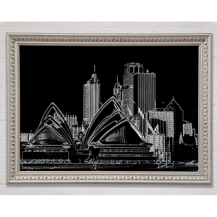 Bright Star Australia Sydney Opera House - Single Picture Frame Print ...