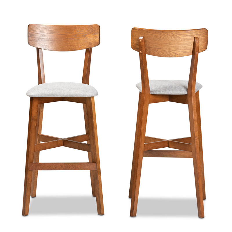 George Oliver Tapley Solid Wood Stool & Reviews | Wayfair