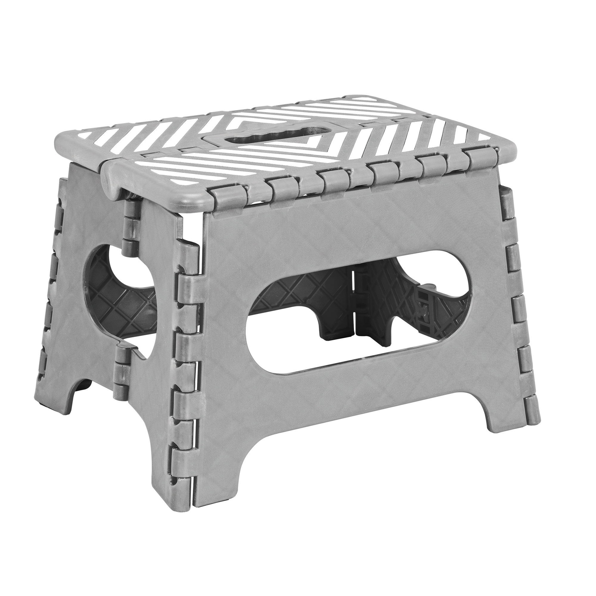 Simplify 1-Step Plastic Folding Step Stool with 200 lb. Load Capacity ...