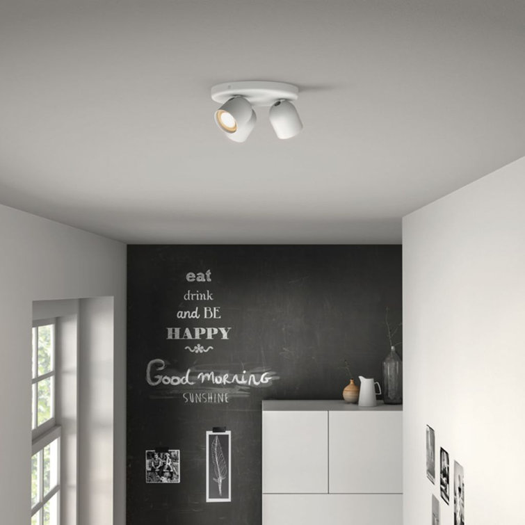Brayden Studio Philips myLiving Spot Light Zesta 3 x 4.5W White ...