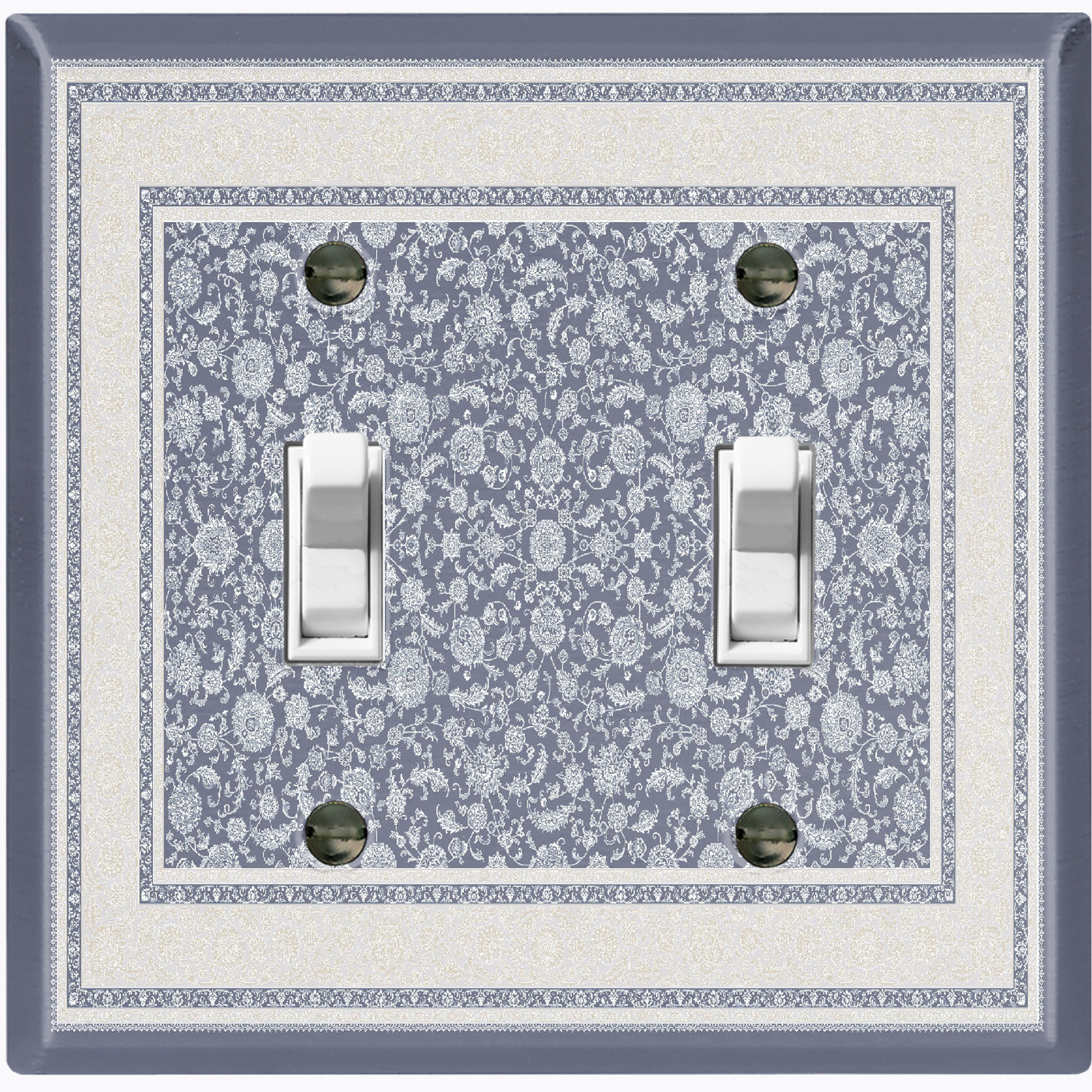 WorldAcc Rustic Gray Carpet Rug Print Nature Themed 2 - Gang Toggle ...
