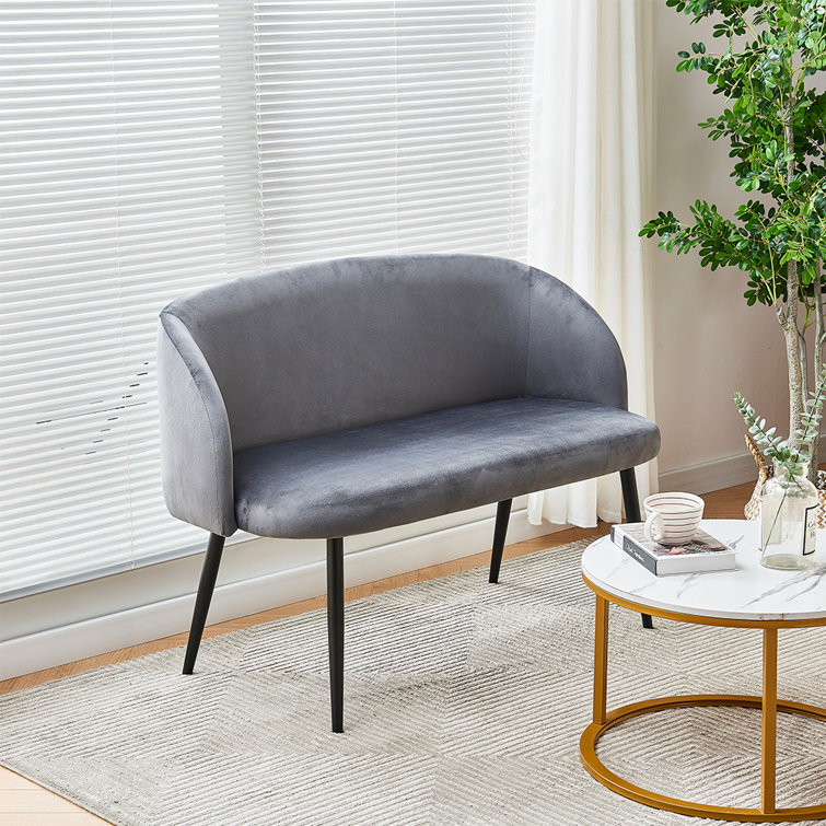 Mercer41 Remeika Fabric 47.2'' Reception Loveseat & Reviews | Wayfair