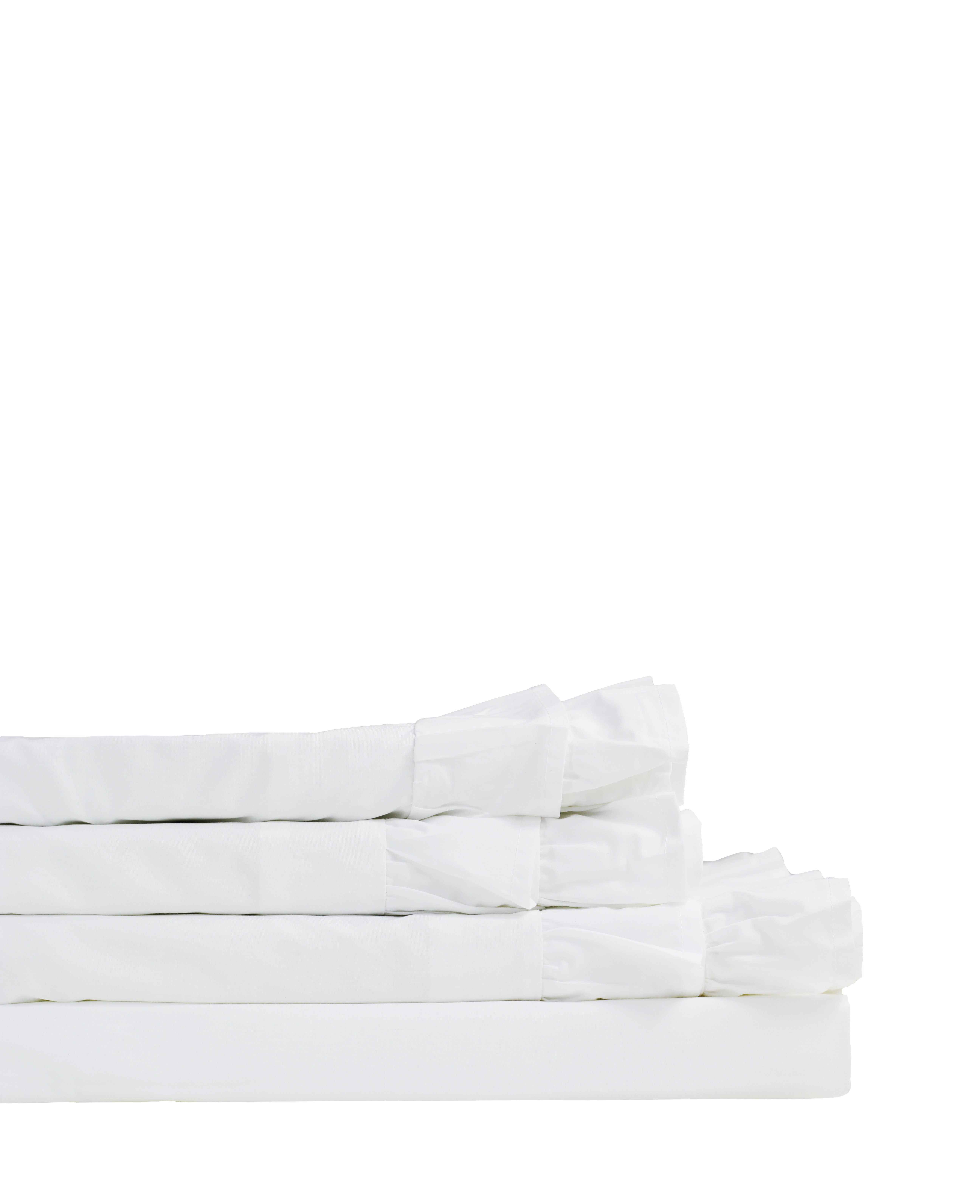 Birch Lane™ Bax Ruffle 300 Thread Count Percale Sheet Set & Reviews ...