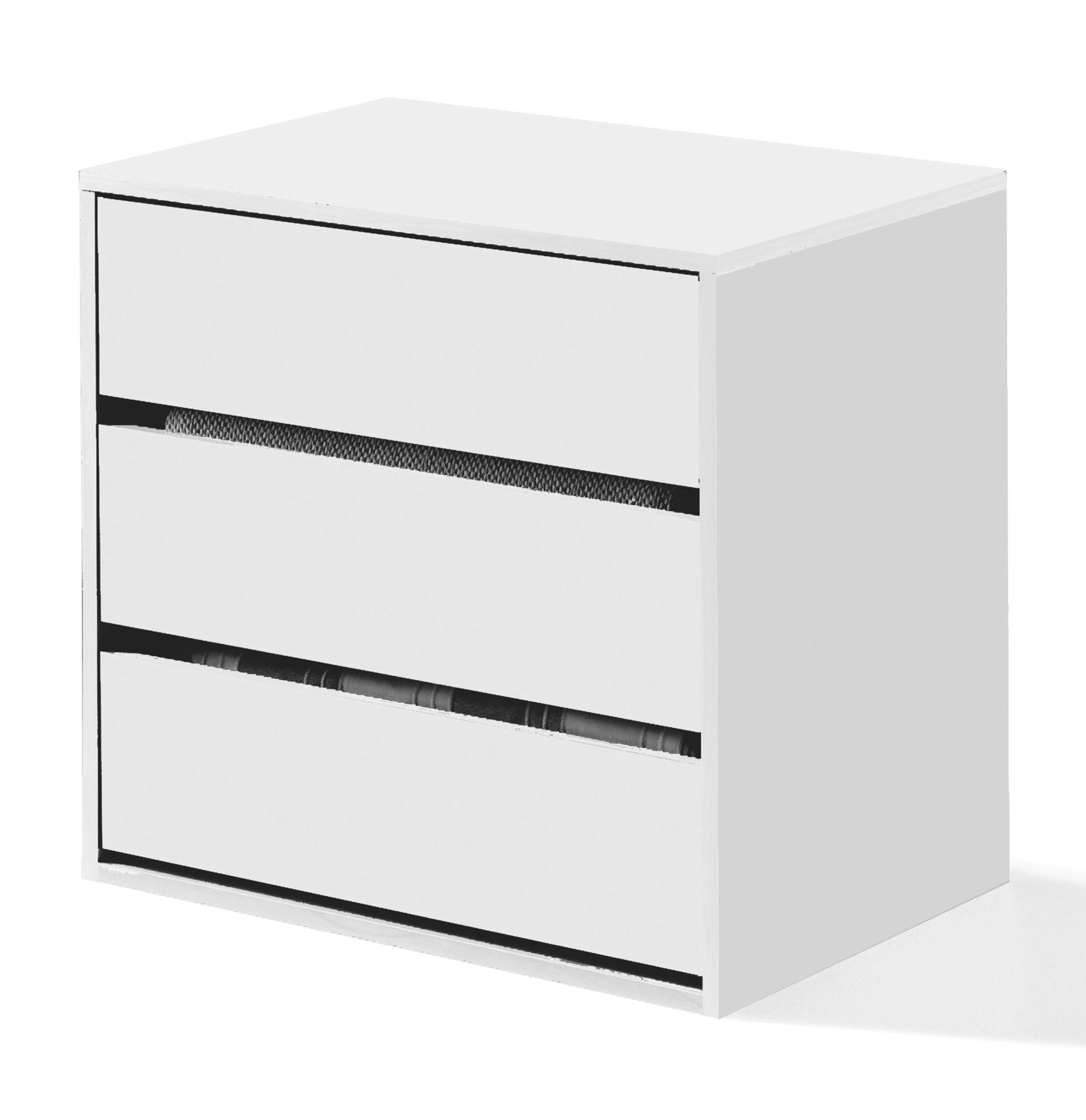 17 Stories Icahn 3 Drawer 60Cm W Chest of Drawers & Reviews | Wayfair.ie