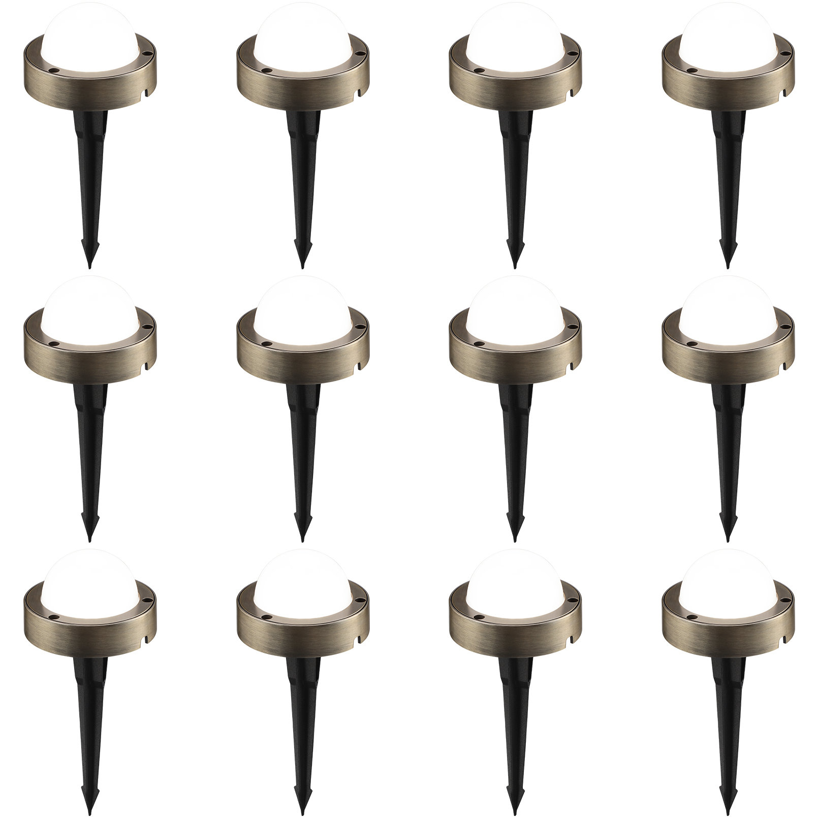 LEDVANS LED 12-24V Low Voltage Landscape Lights, 4.5W 360lm Ground ...