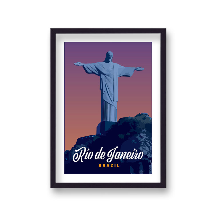 Happy Larry Brazil Rio De Janeiro Travel - Single Picture Frame Art ...