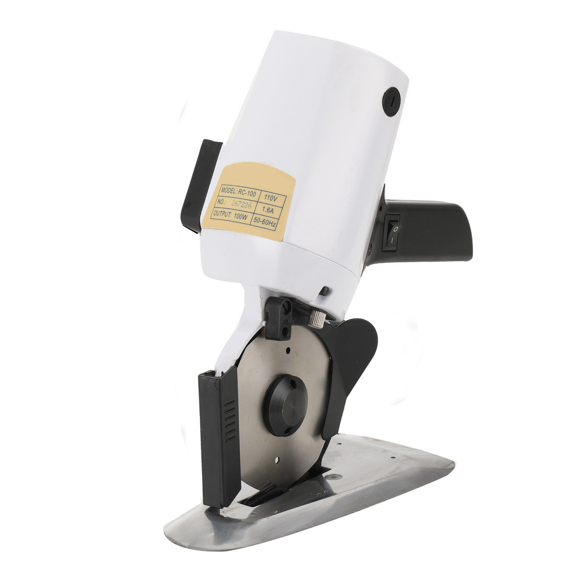 DOMINTY Electric Cloth Cutting Machine Fabric Cutter Rotary Scissors ...