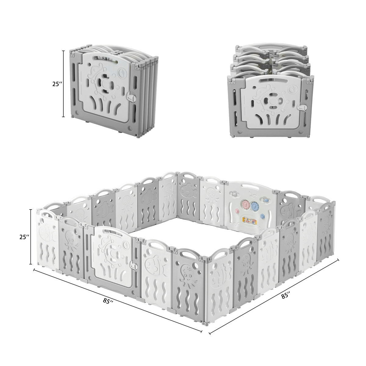 Albott Brile Albott Baby Safety Gate & Reviews | Wayfair