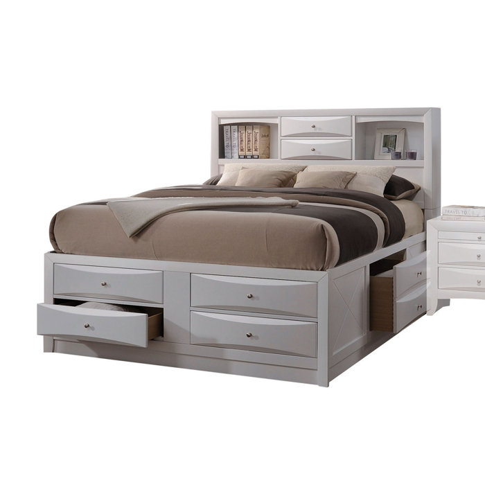 Lark Manor Crowson Bookcase Storage Bed & Reviews | Wayfair