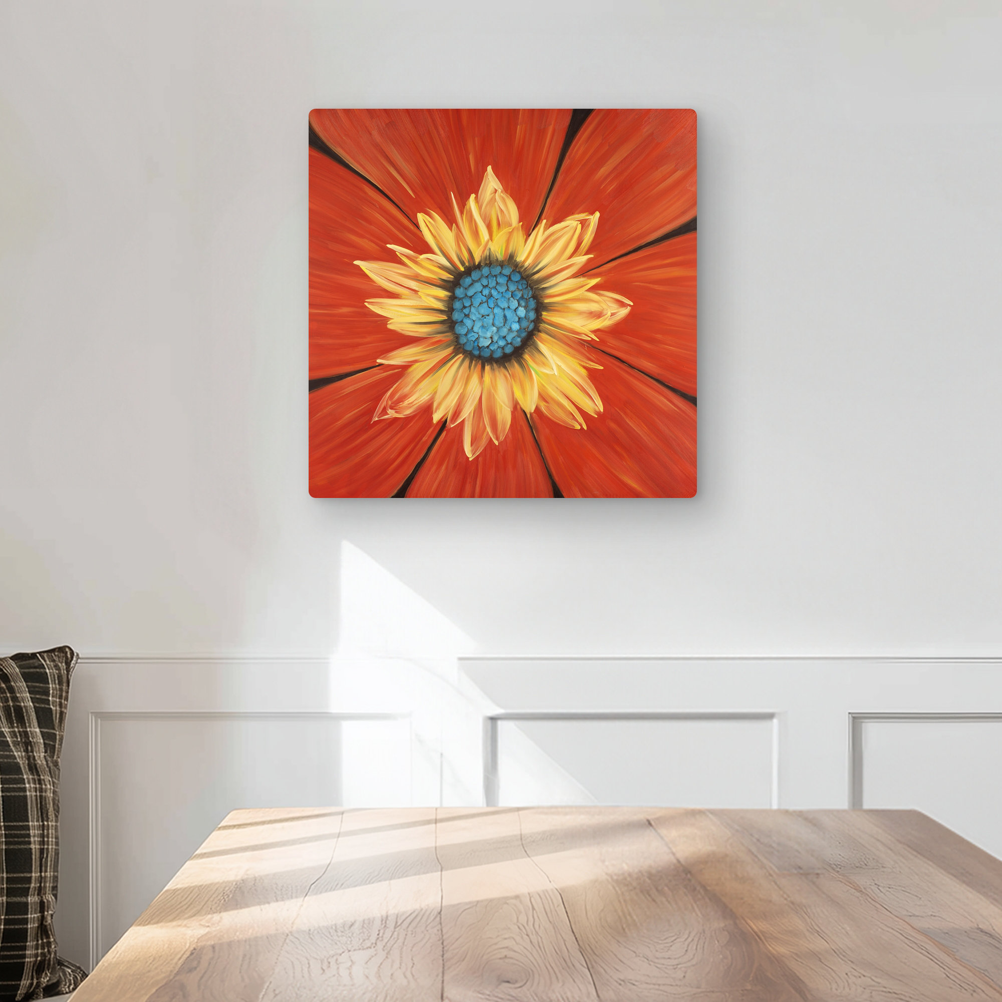 Begin Edition International Inc. Flower middle - Floral Metal Print for ...