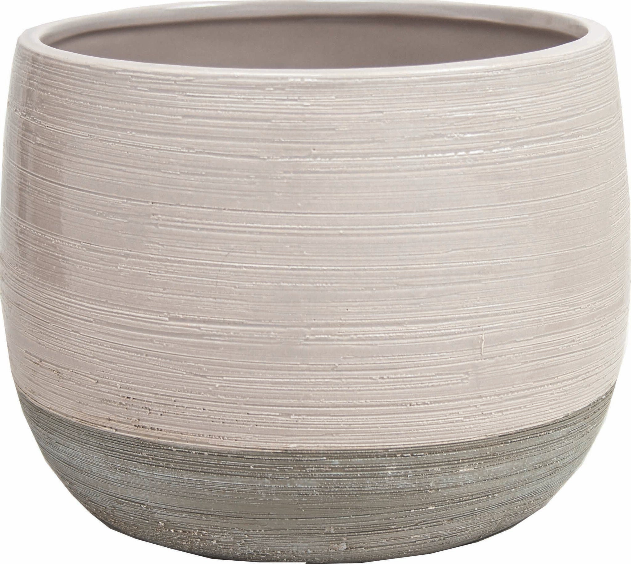 Gracie Oaks Light And Dark Gray Planter | Wayfair
