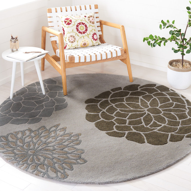 Red Barrel Studio® Soho Hand Tufted Wool Floral Rug & Reviews | Wayfair