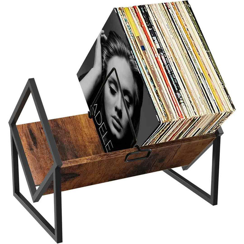 17 Stories Vinyl Record Holder, LP Record Storage Organizer, Album ...
