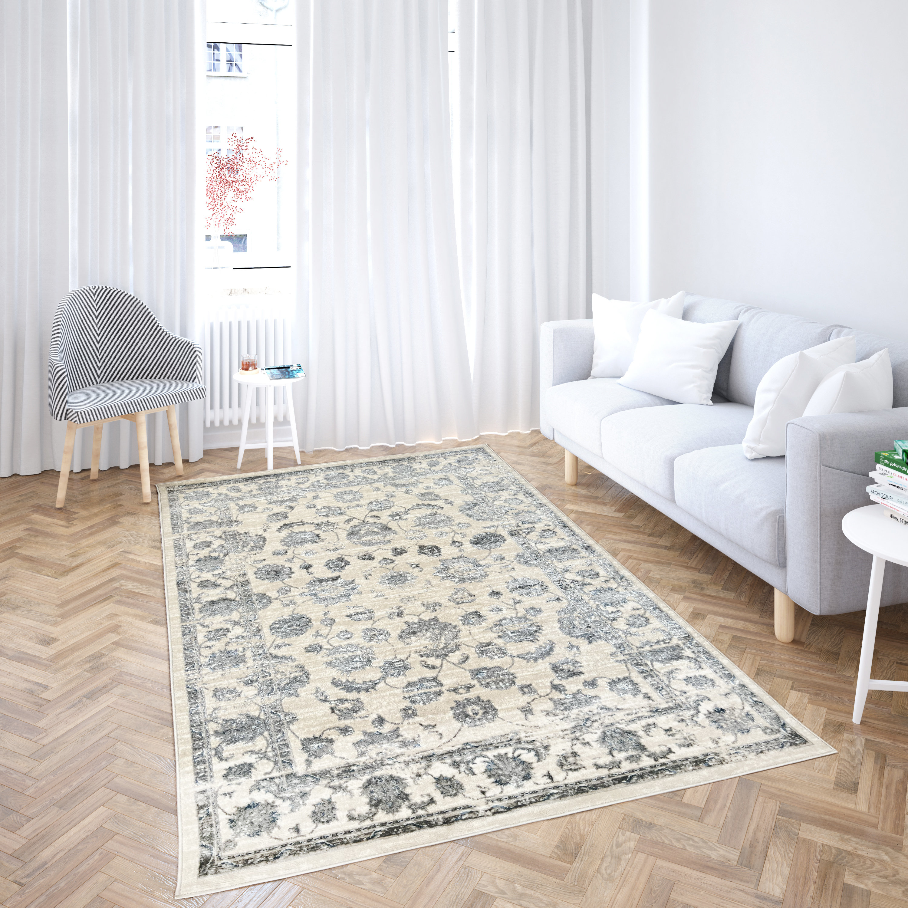 Darby Home Co Roy's Home Abbondio High and Low Flower Garden Pile Area ...