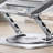 JIEYADIANZI 360° Rotating Laptop Raise Stand, Ergonomically Adjustable ...