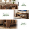 17 Stories 63" Solid Wood TV Stand for TVs up to 75", Entertainment ...