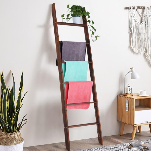 Latitude Run® 6 Floors Of Decorative Display Ladder, Blanket Ladder For ...