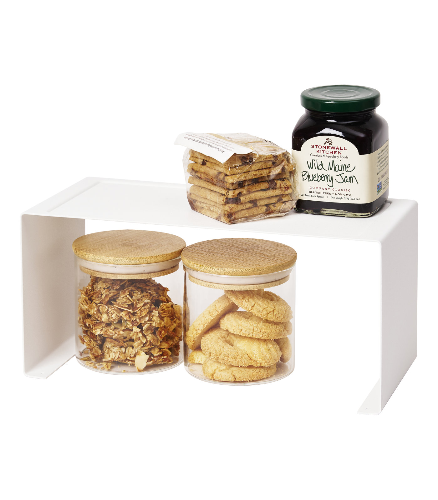 Yamazaki Home Tower Yamazaki Home Stackable Kitchen Rack, Storage ...