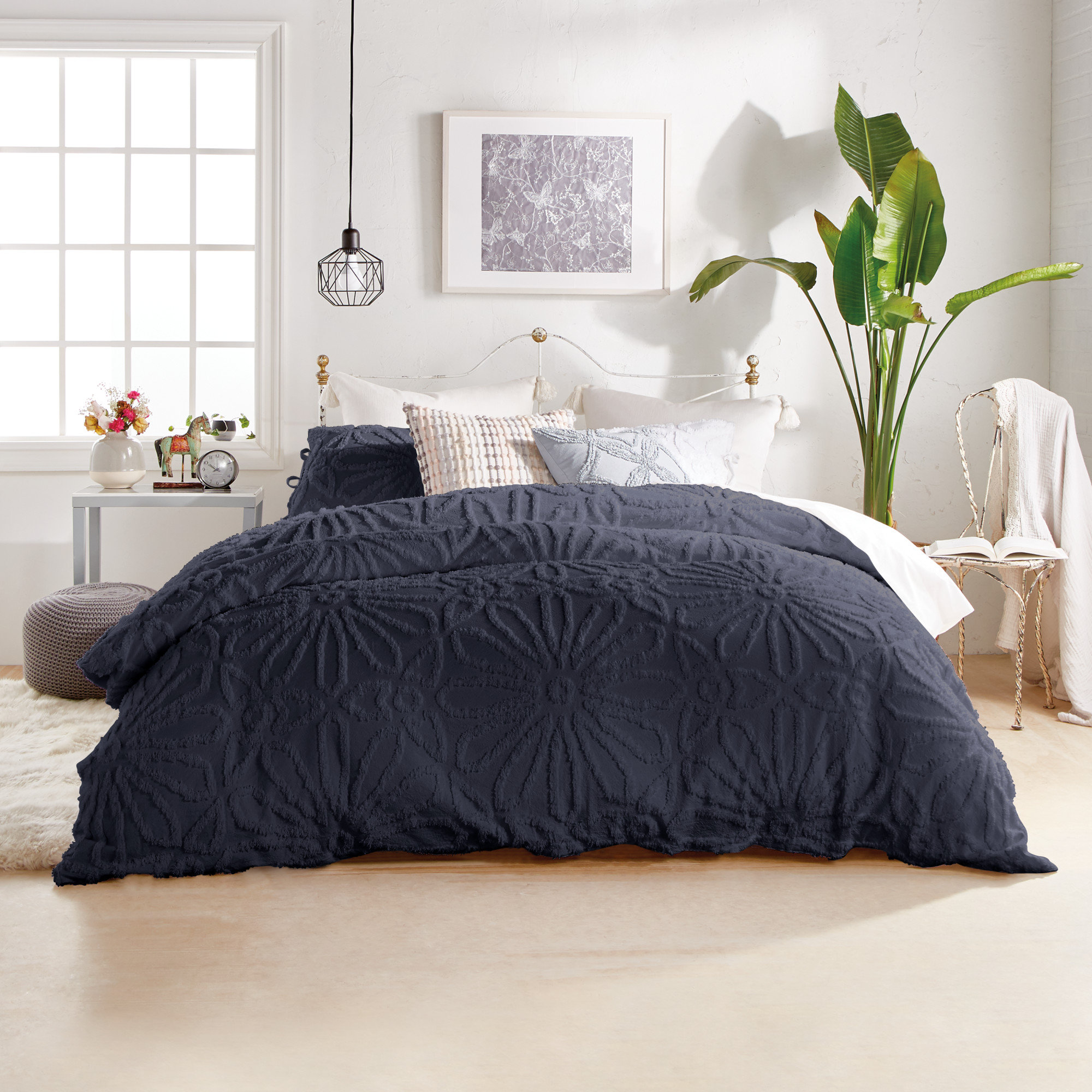 Peri Home Chenille Medallion 3 Piece Comforter Set & Reviews | Wayfair