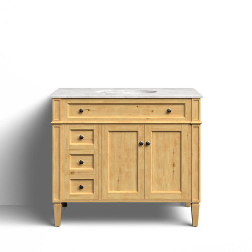 Light Wood Single Bathroom Vanities You'll Love | Wayfair