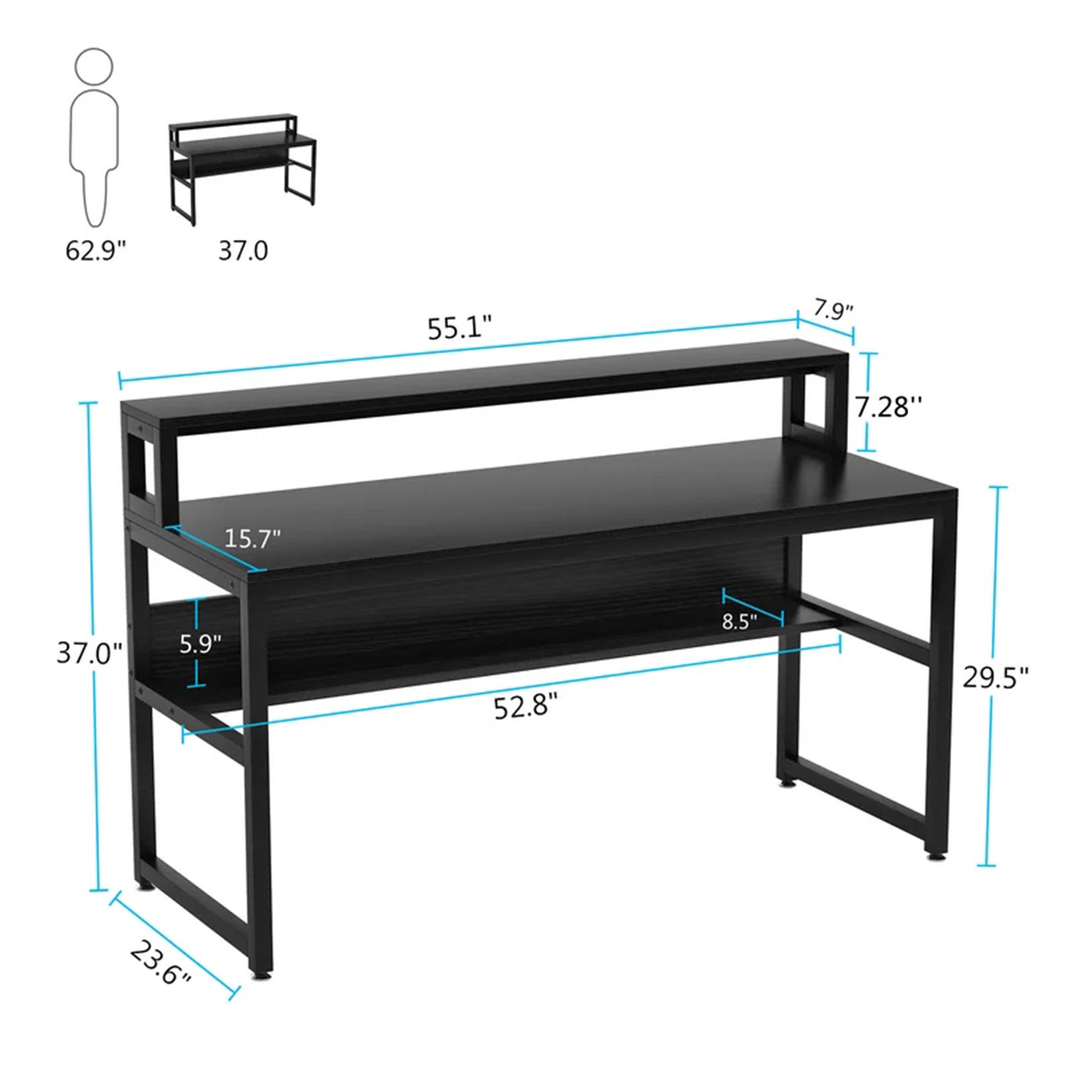 17 Stories Parkhurst Desk & Reviews - Wayfair Canada