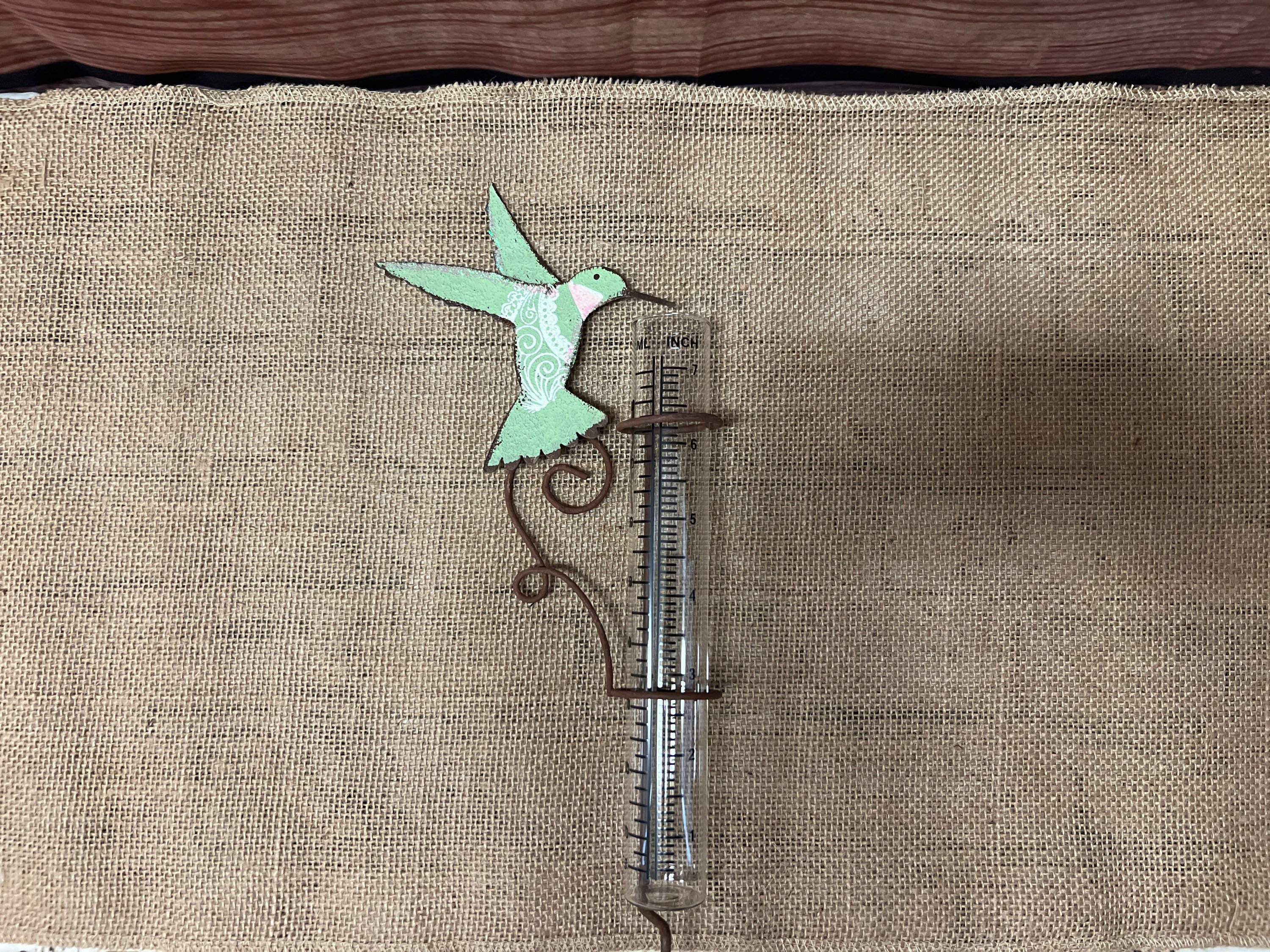 The Holiday Aisle® Paisley Hummingbird Rain Gauge Pick - Wayfair Canada