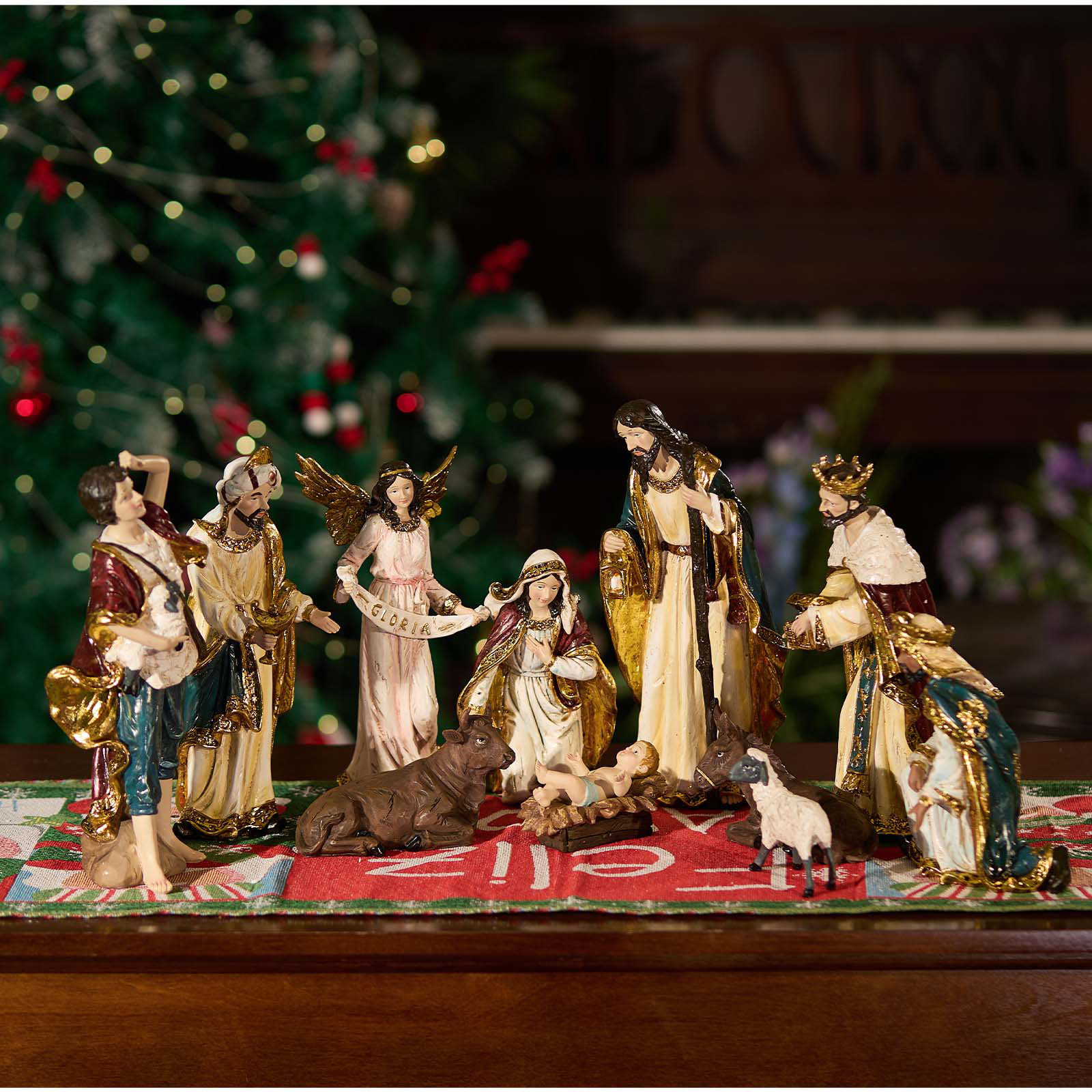 nativity set indoor